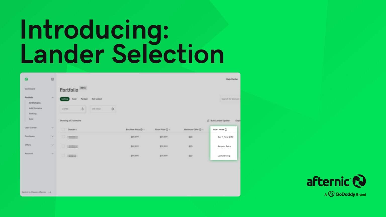 Lander selection: redefining your use of Afternic landing pages - Afternic Blog