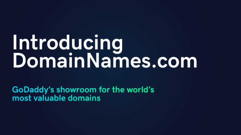 Introducing DomainNames.com: GoDaddy’s invite‑only showroom for the ...